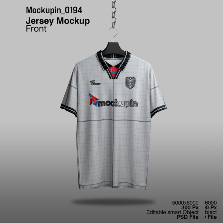 0194 Soccer Jersey Mockup – Mockupin