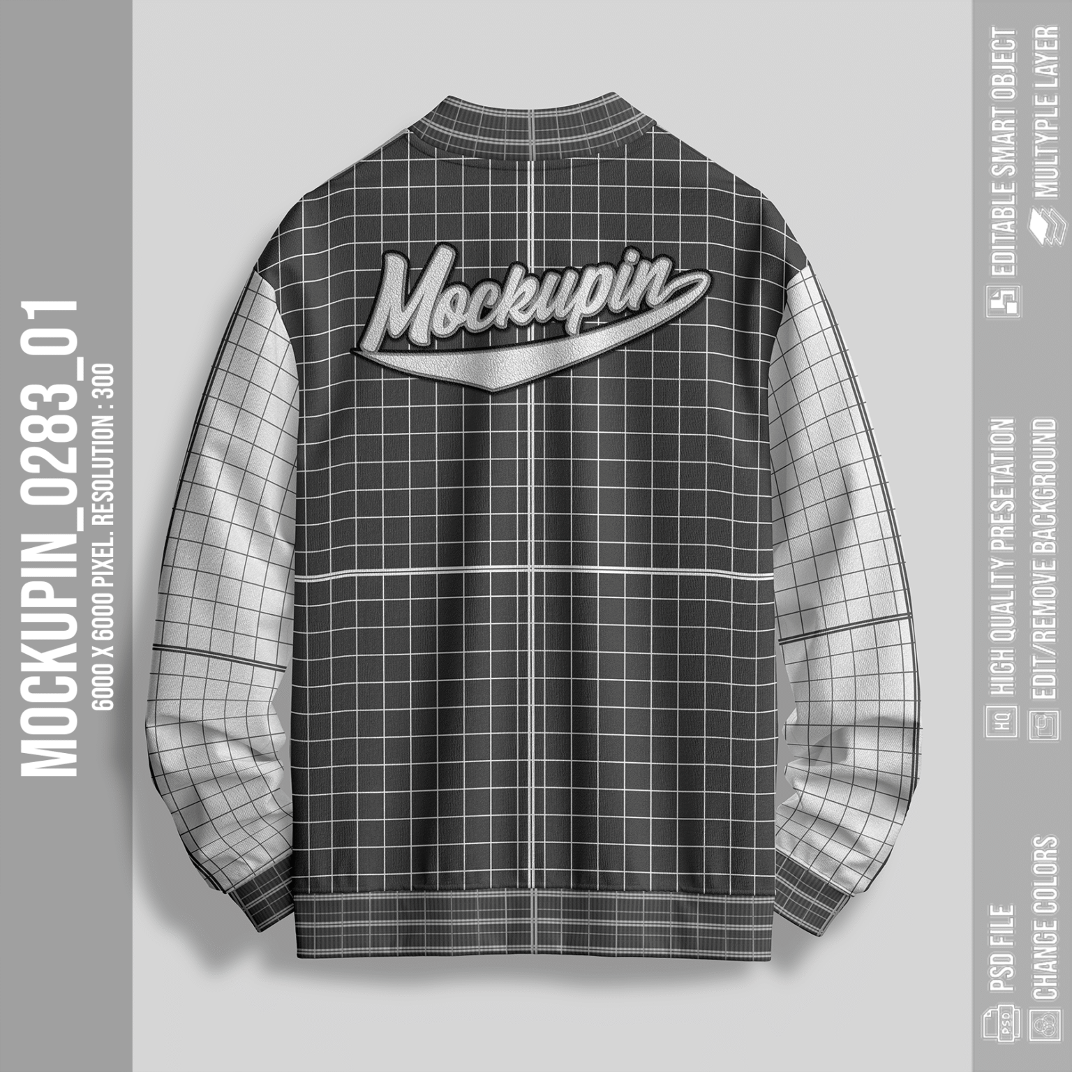 0283 Tracktop Varsity Jacket Mockup With FX – Mockupin